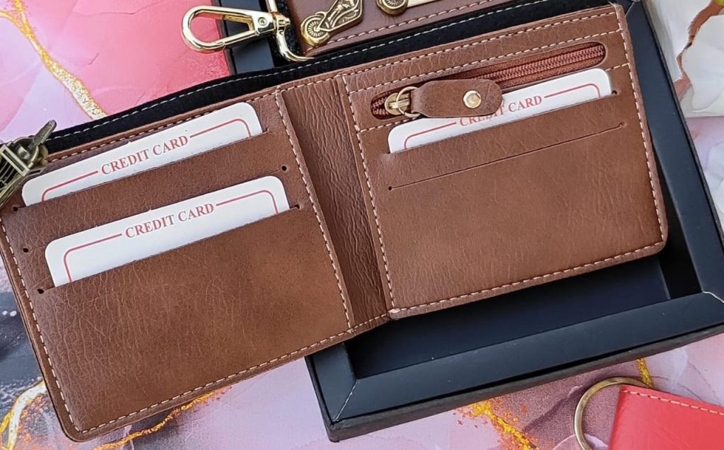 Personalized Wallet for Men (Blue) ~ Customised Personalised Gifts